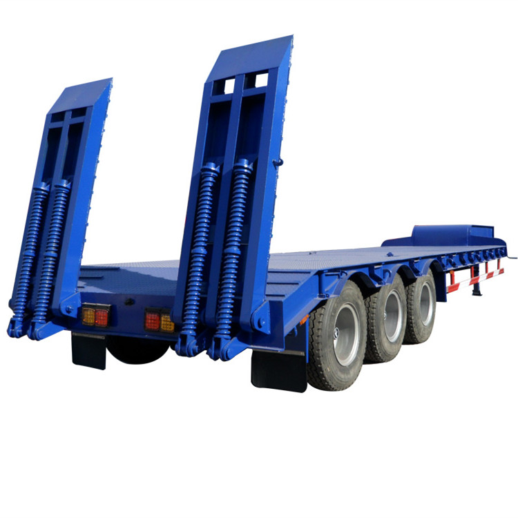 Tri-Axles Heavy Duty Lowbed Semi Trailer Lowbed Trailer - My WordPress ...